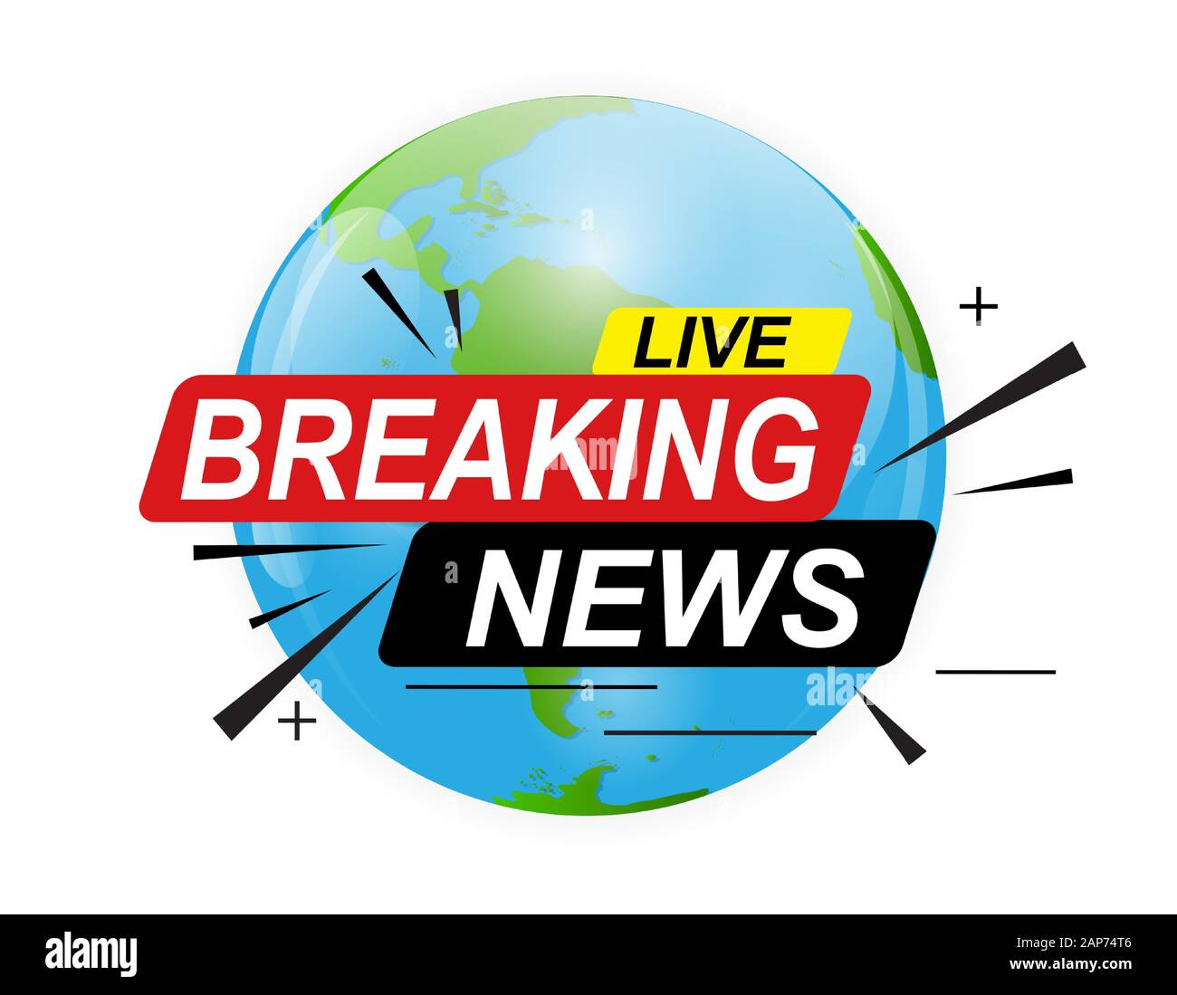 Live Breaking News Abstract Background Vector Illustration Stock Vector ...
