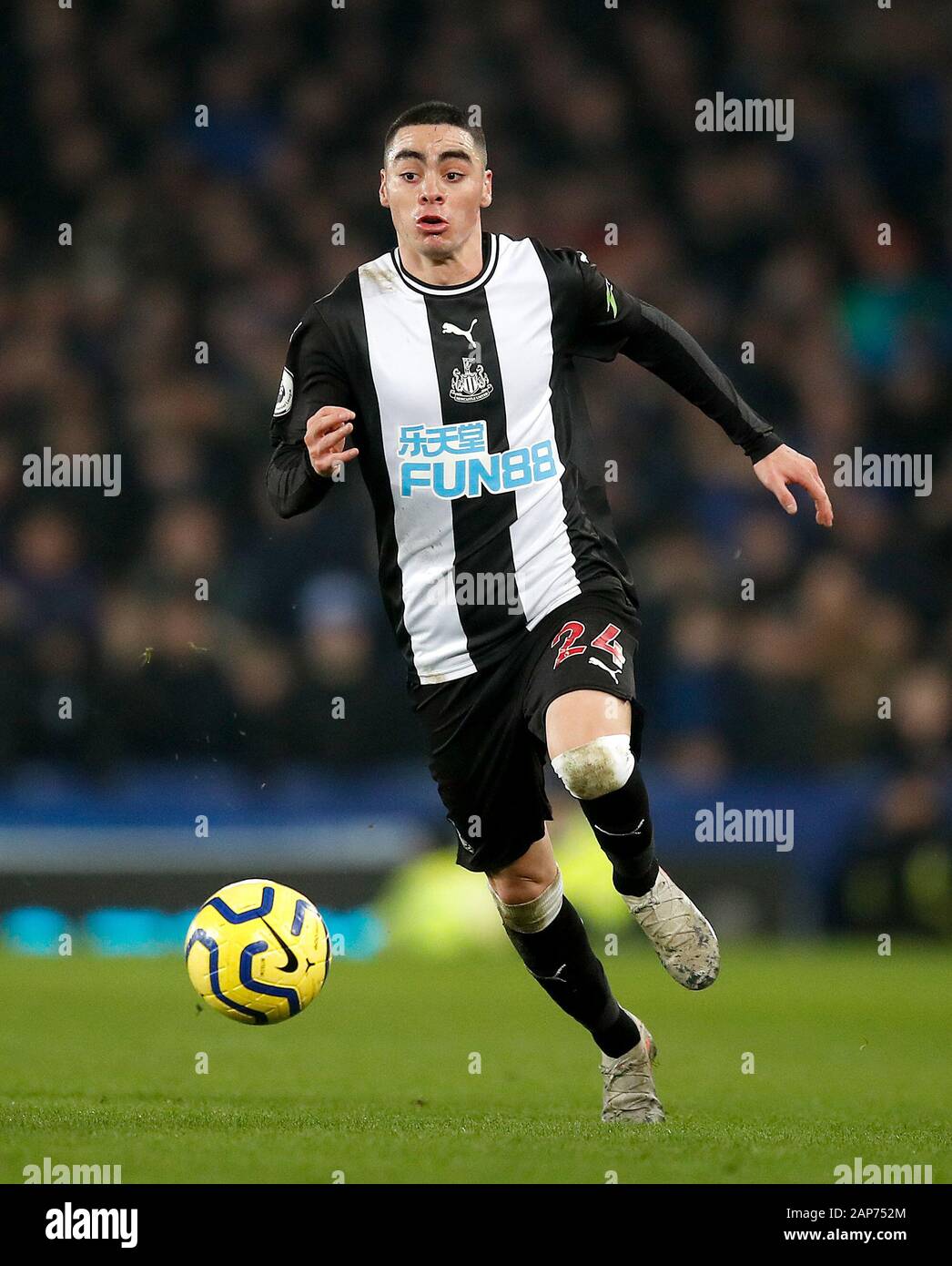 Newcastle United's Miguel Almiron during the Premier League match at ...