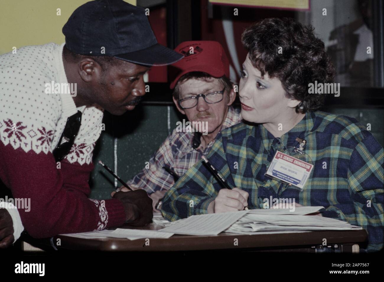 Austin, Texas, USA. 1st Mar, 1990. Temporary 1990 United States Census ...