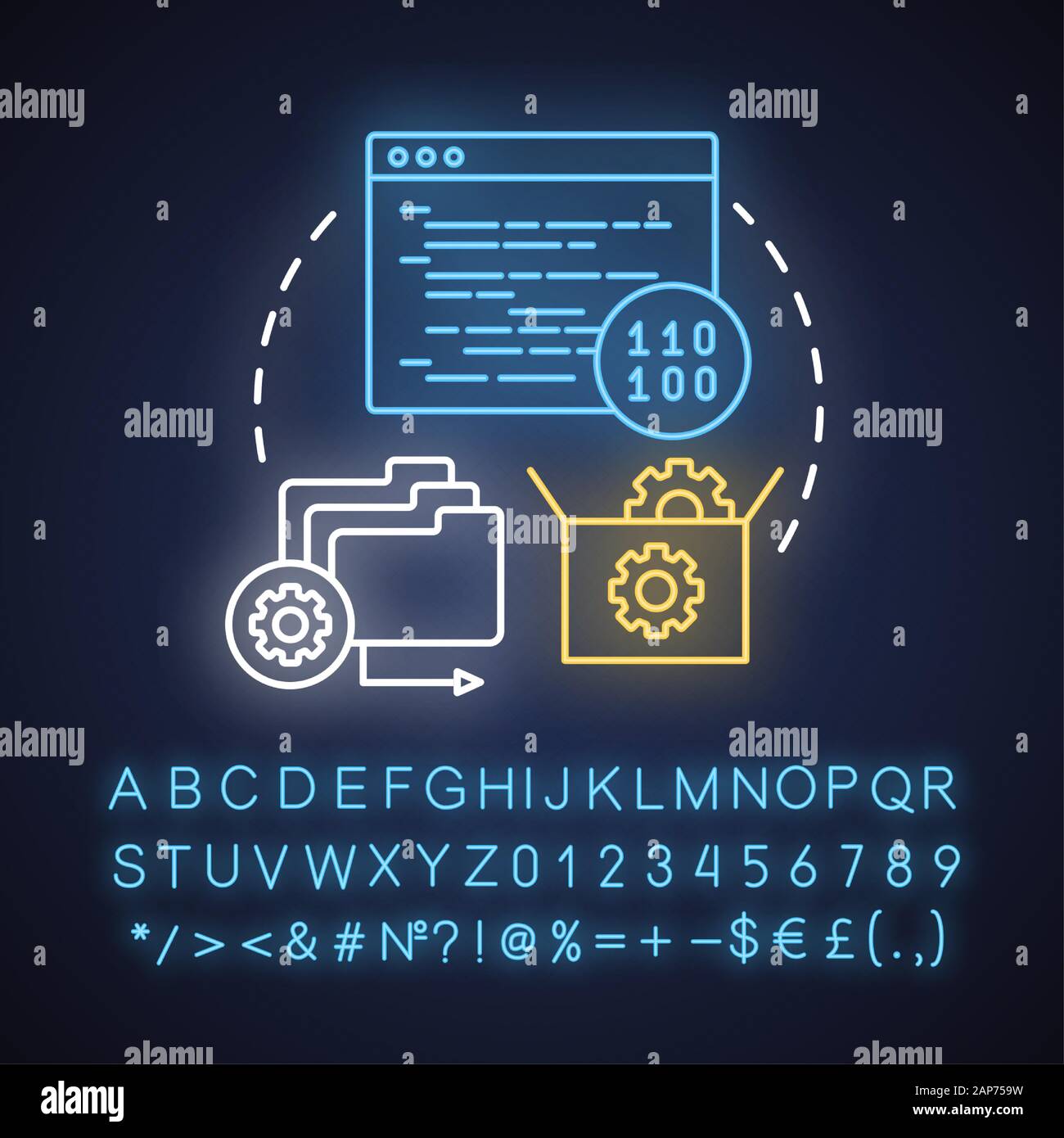 Agile software development text Stock Vector Images - Alamy