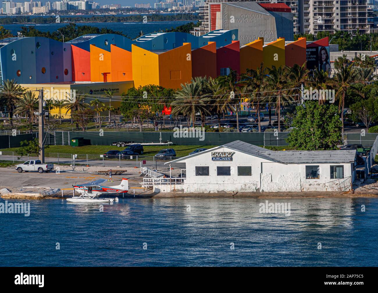 Seaplane at Chalks Airlines Stock Photo - Alamy