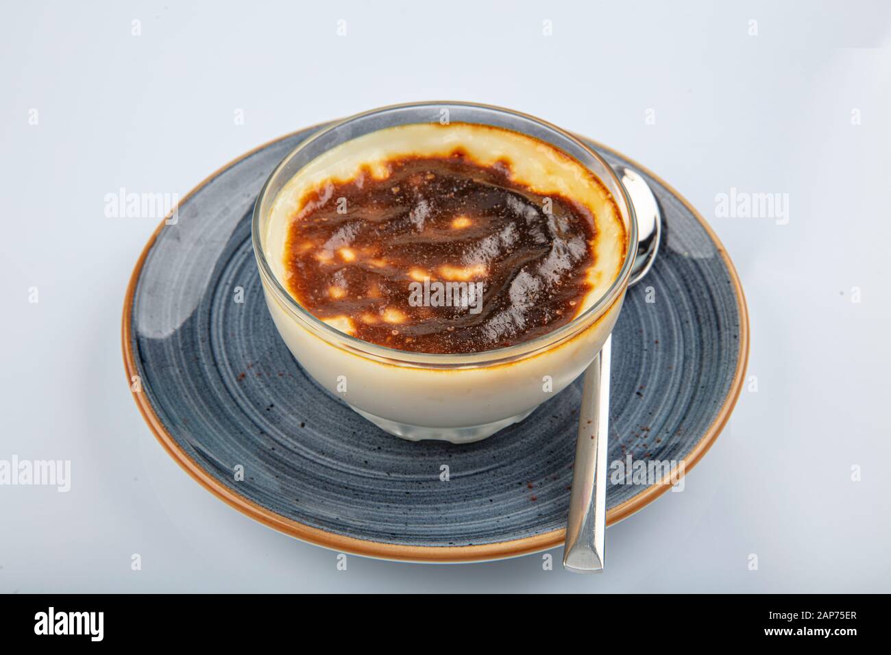 Turkish and Arabic traditional Ramadan dessert Baked Rice pudding is a ...