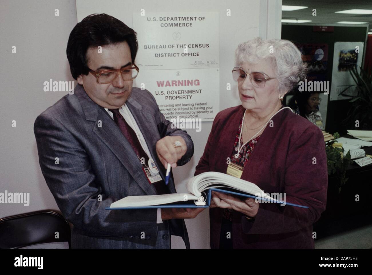 Austin, Texas, USA. 1st Mar, 1990. Temporary 1990 United States Census ...