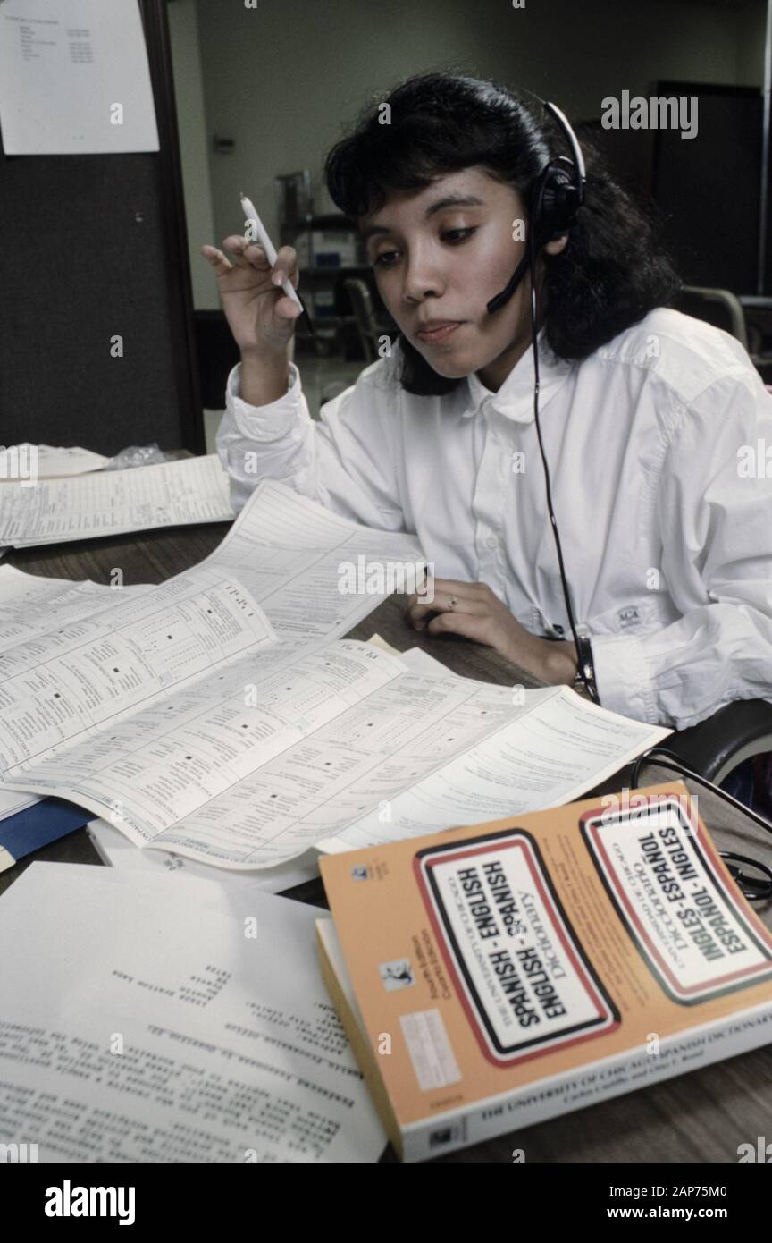 Austin, Texas, USA. 1st Mar, 1990. Temporary 1990 United States Census ...