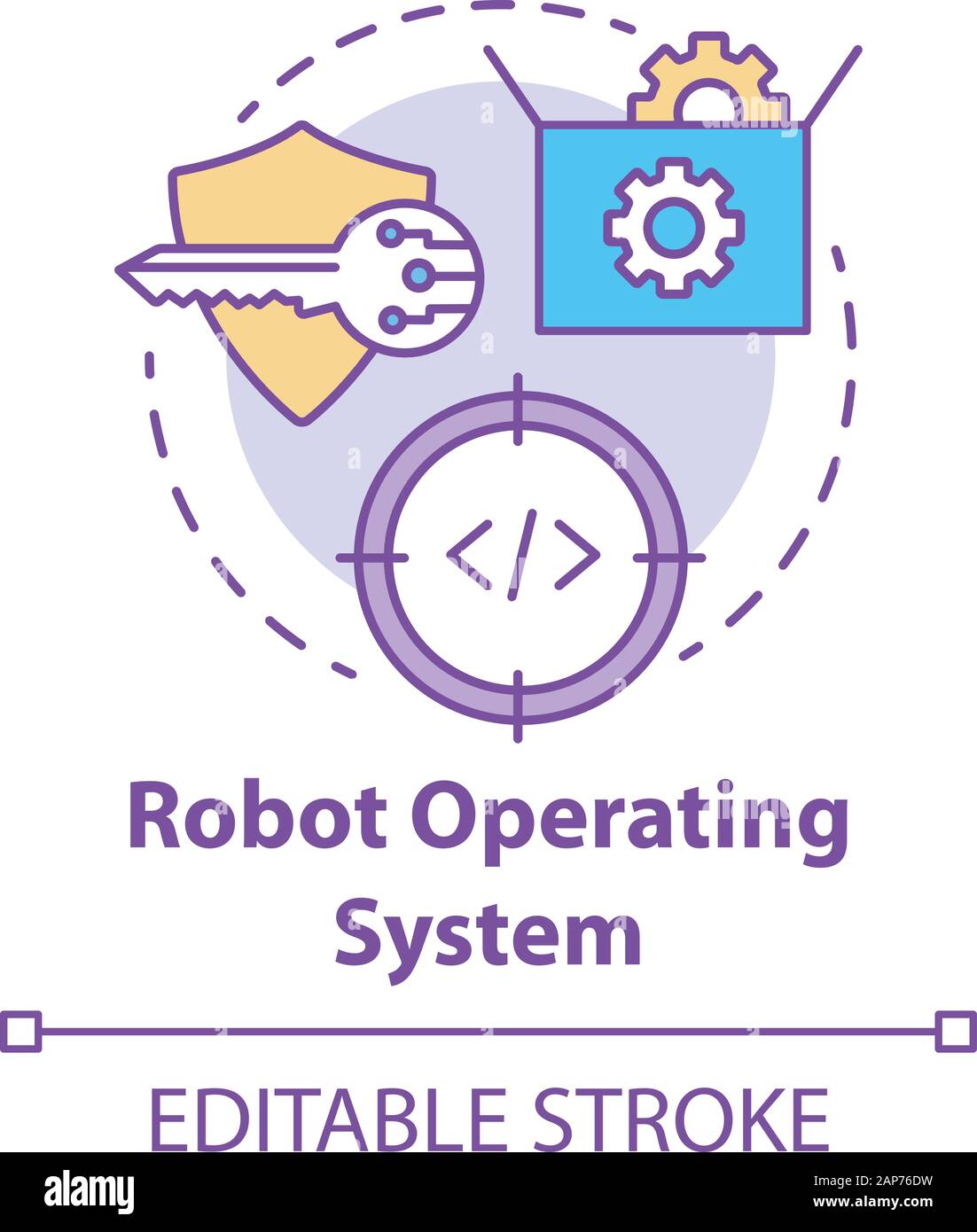 Operating system for robotics Cut Out Stock Images & Pictures - Alamy