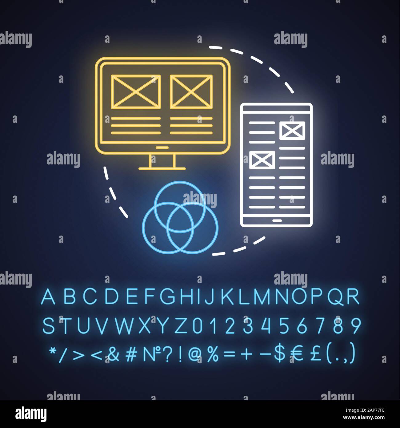 Num logo design Stock Vector Images - Alamy