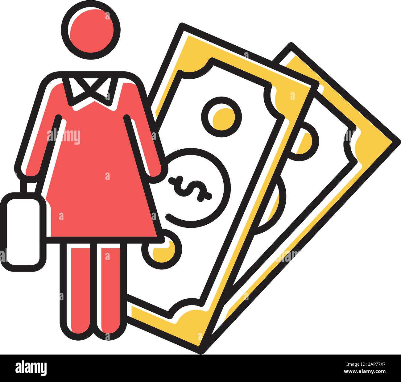 Female economic activity Stock Vector Images - Alamy
