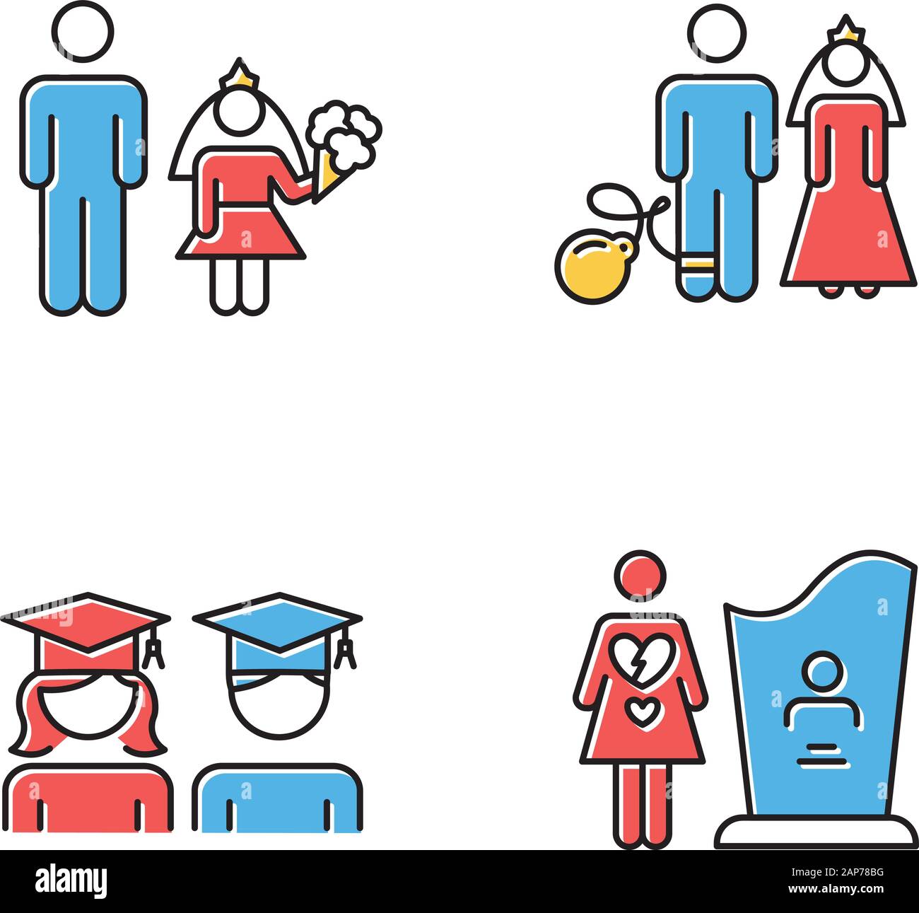 Forced marriage Cut Out Stock Images & Pictures - Alamy