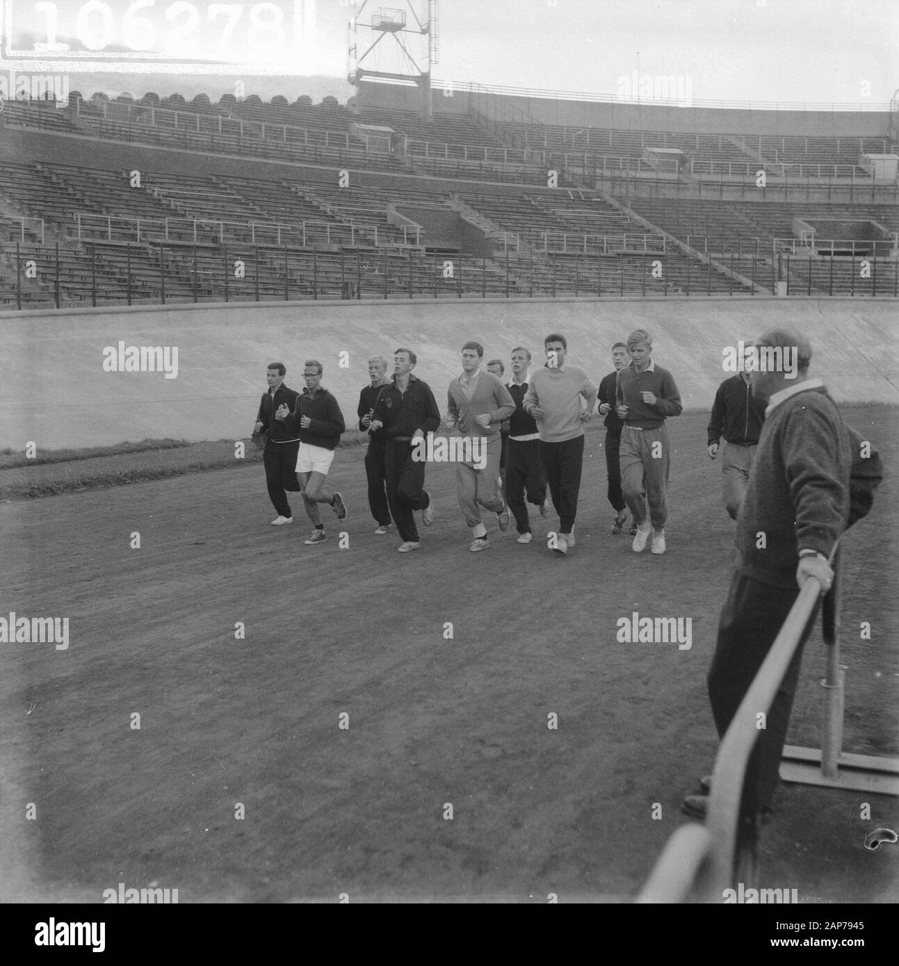Fitness Training Of The Hockey Players In The Olympic Stadium Date