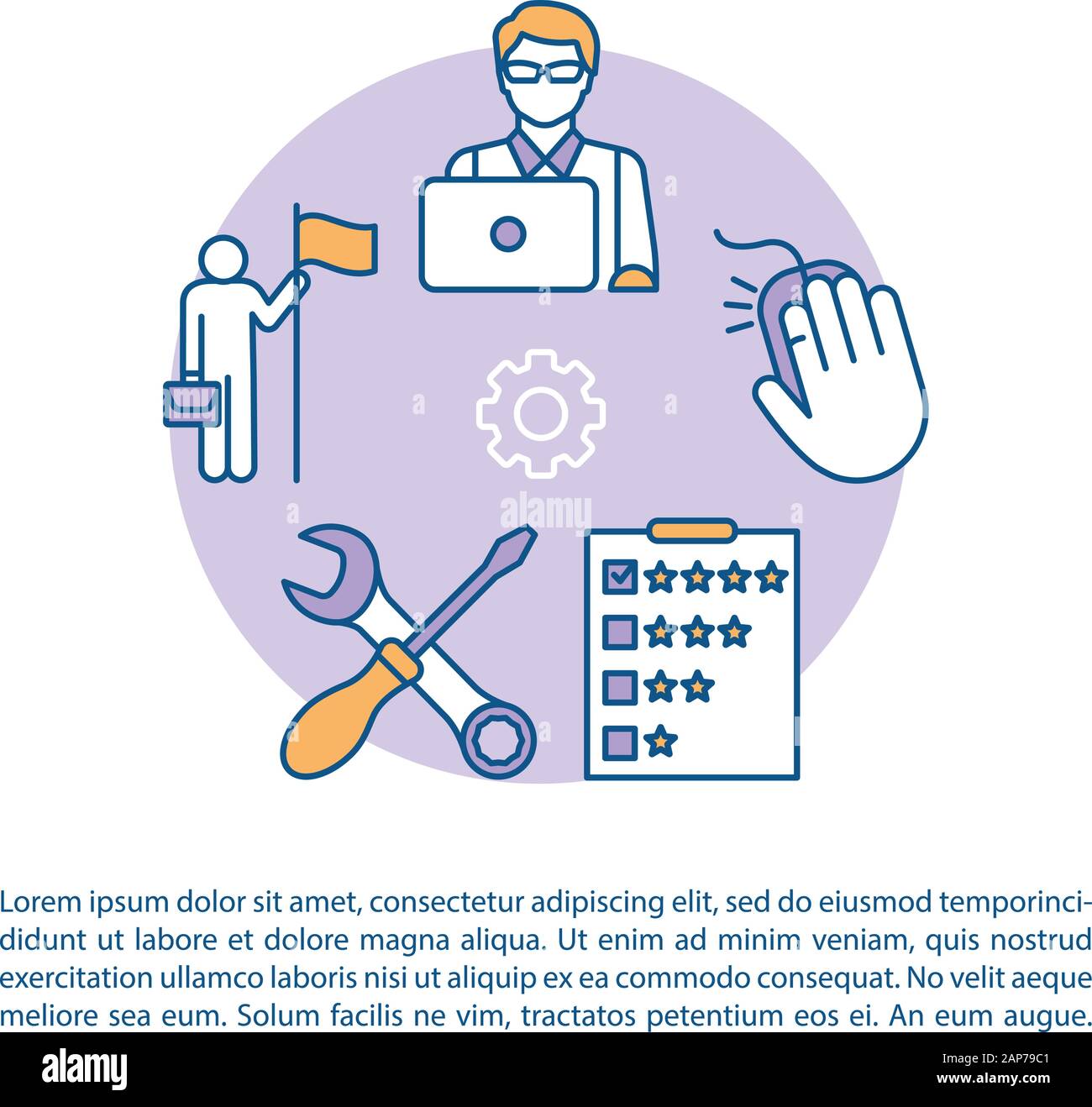 Software Testing Roles Article Page Vector Template Evaluation It