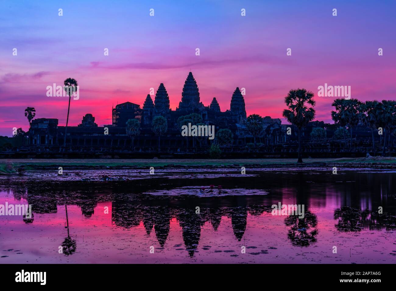 Angkor Wat A Hindu Temple Complex Constructed In The 12th Century In
