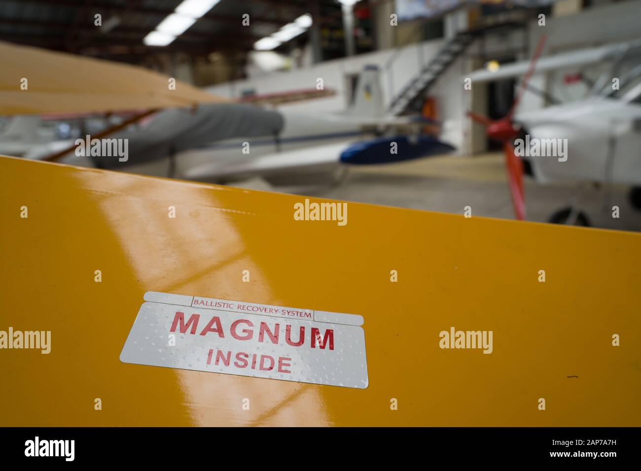 Yellow Microlight Aircraft High Resolution Stock Photography and Images ...