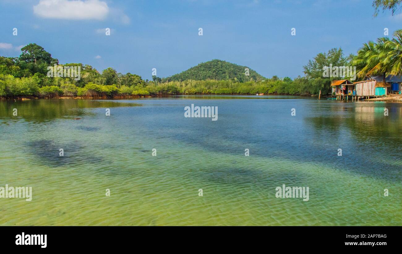 Beautiful Lagoon at Koh Rong Island Stock Photo - Alamy