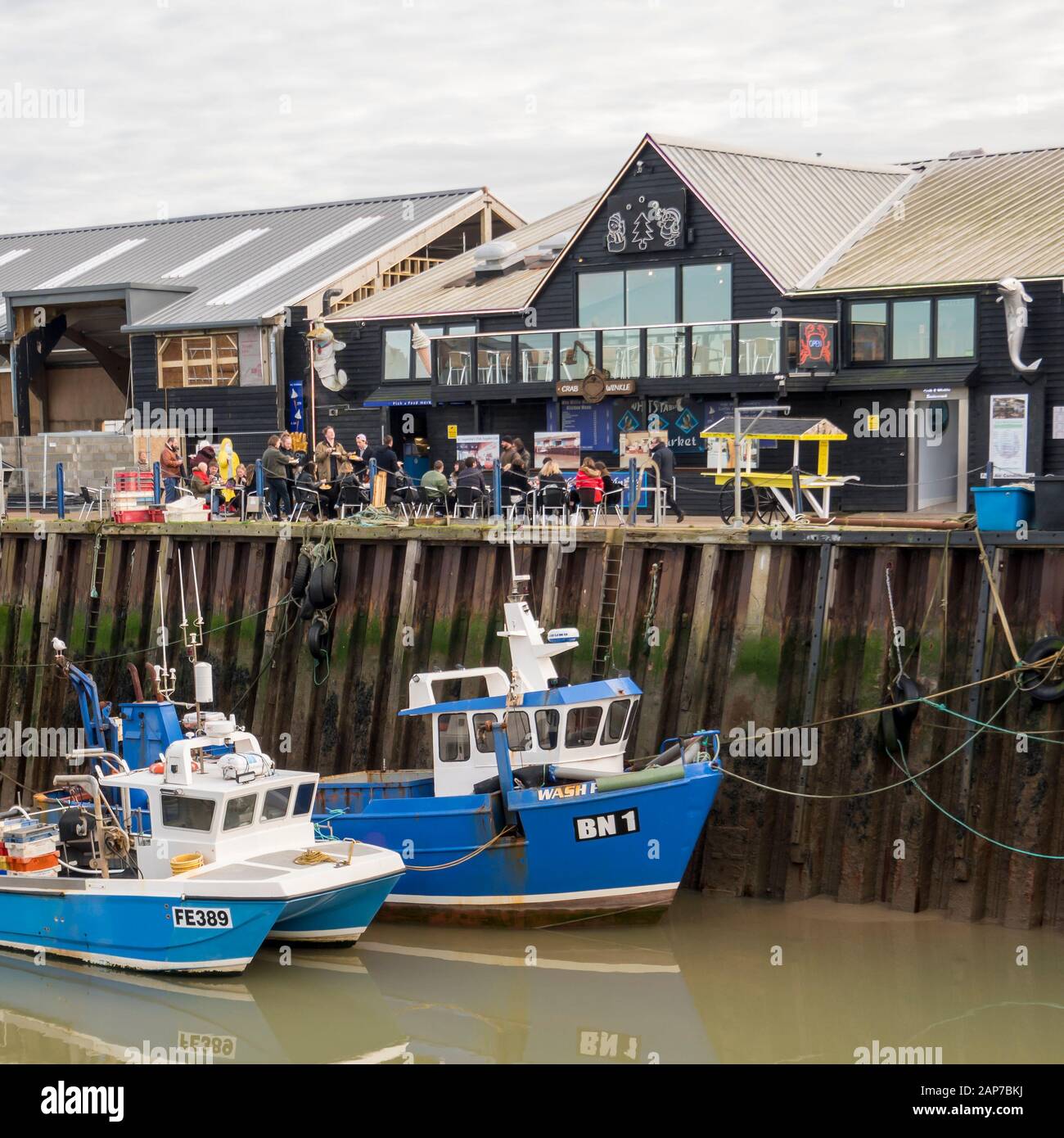 Whitstable Harbour,Crab and Winkle,Seafood Restaurant,Diners,Enjoying ...