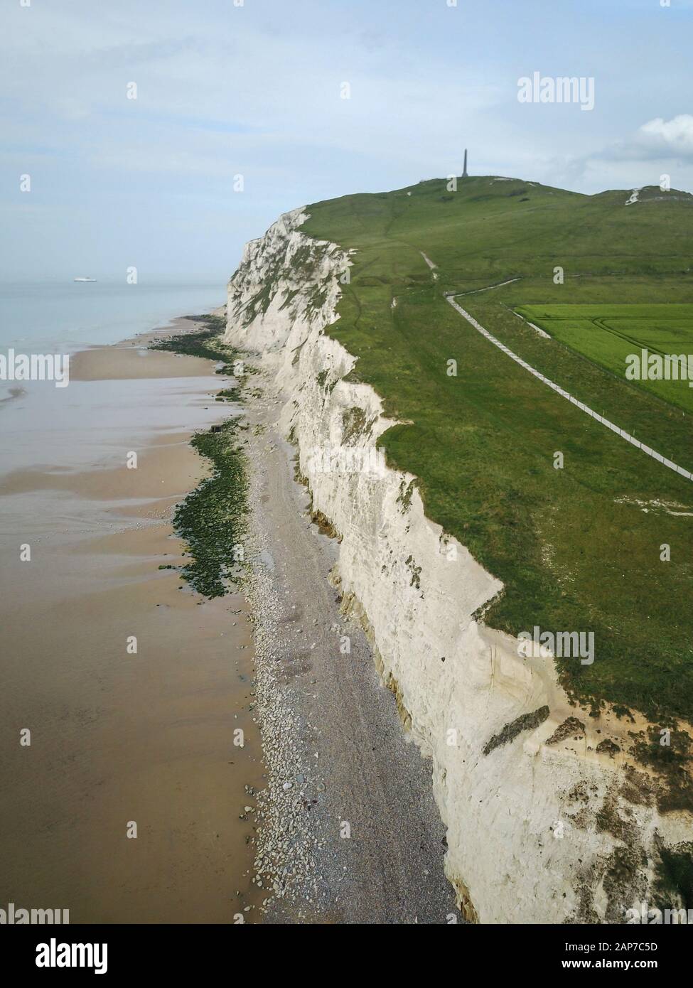Cliff of dover aerial hi-res stock photography and images - Alamy