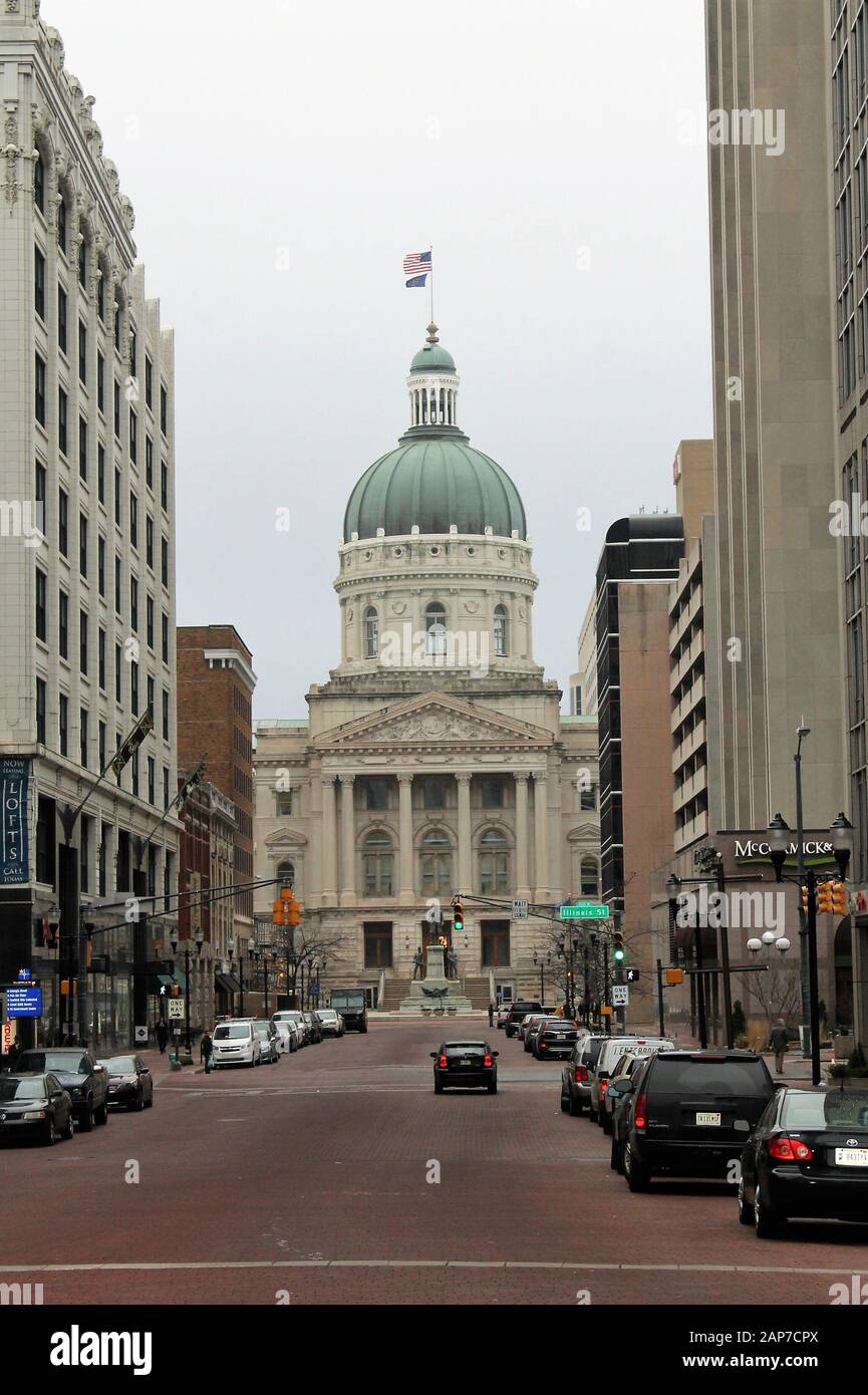 Indiana State House Stock Photo - Alamy