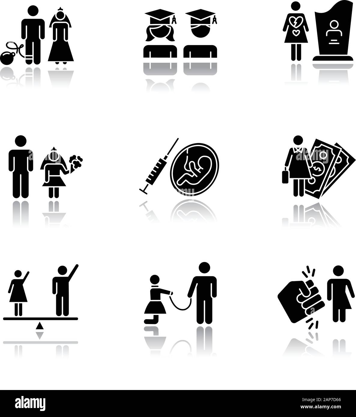 Child bride abuse Stock Vector Images - Alamy