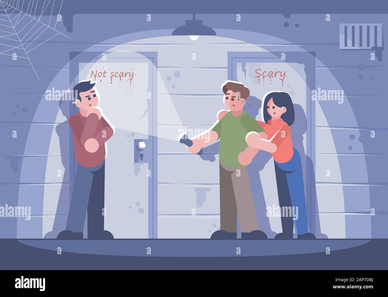 Trap door cartoon hi-res stock photography and images - Alamy