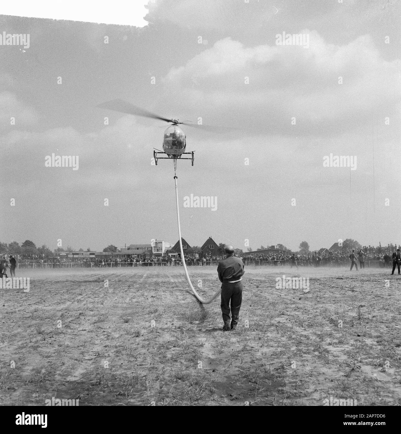 Pipe transport by air by helicopter. Helicopter with tube Date: May 24 ...