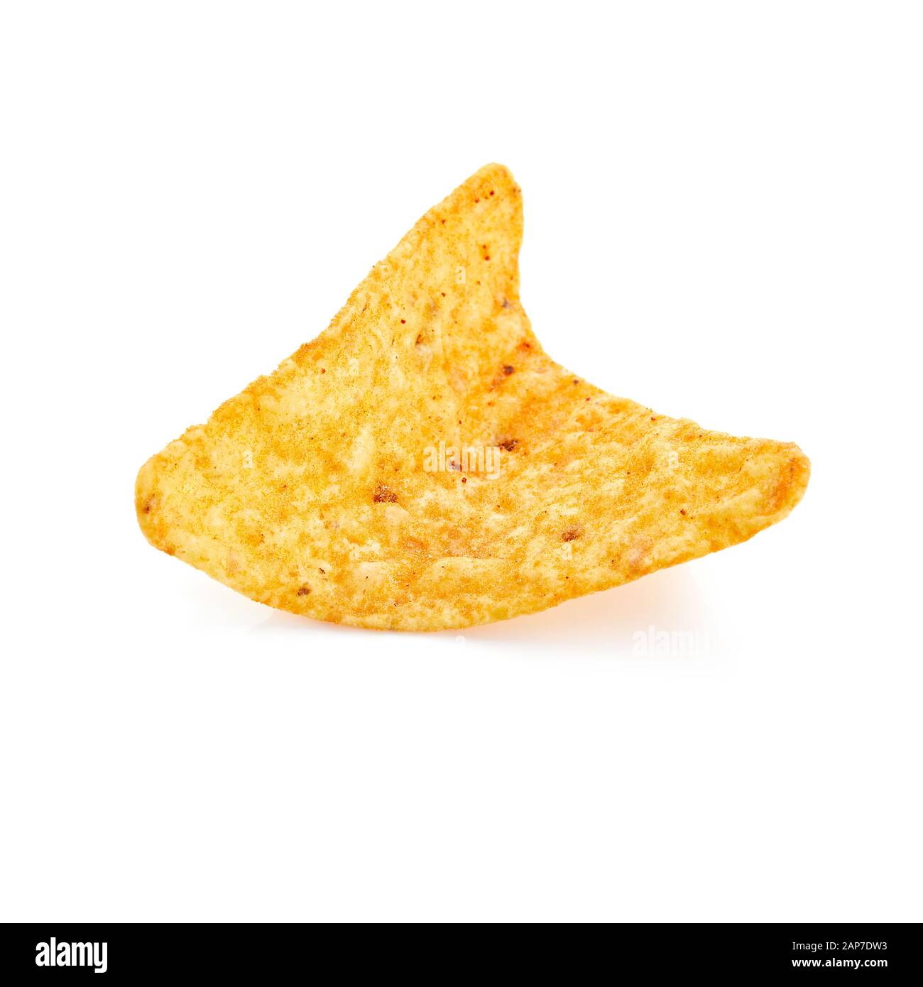 Corn Chips Isolated on White Background Stock Photo - Alamy