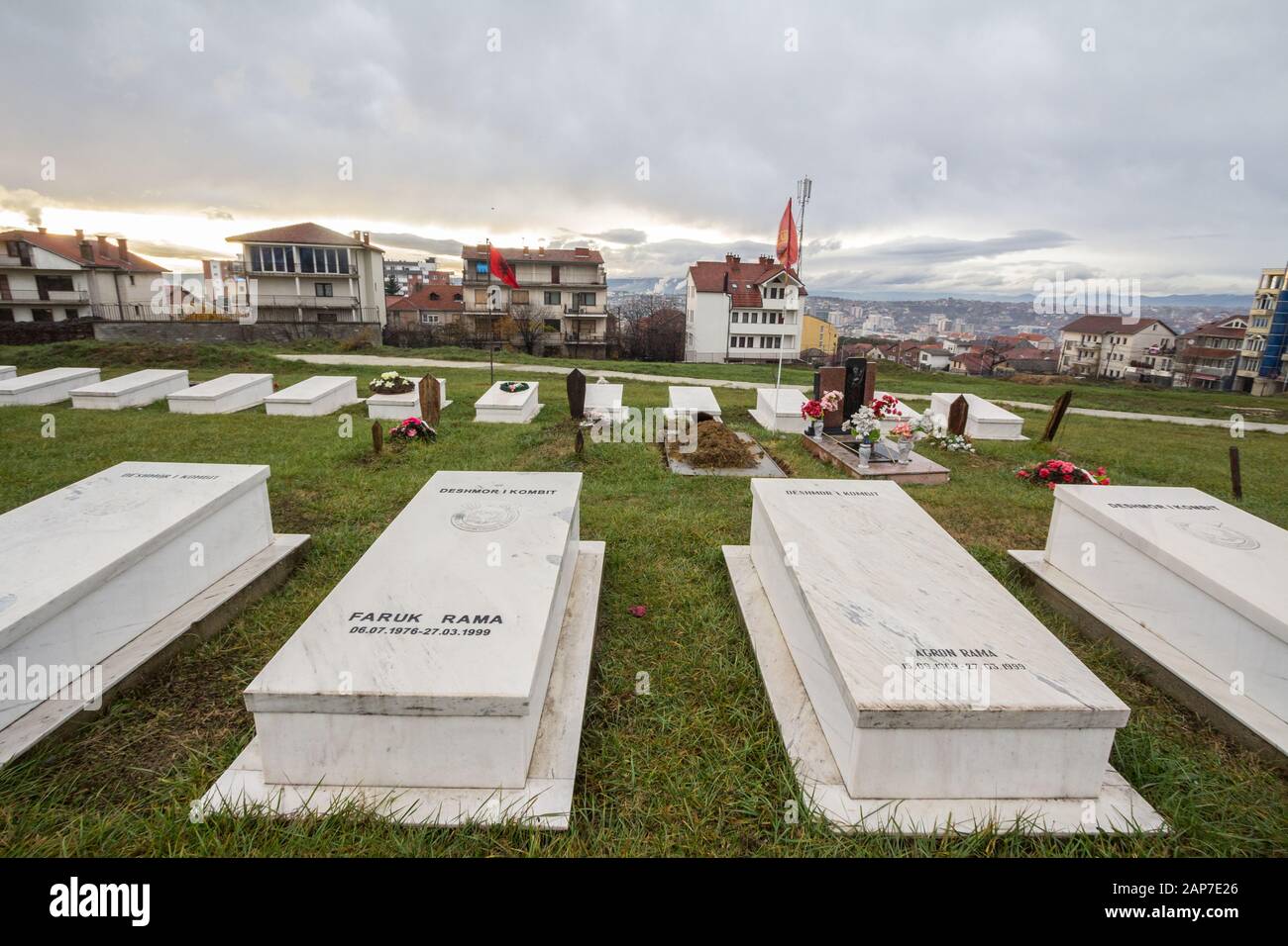 Kosovo liberation army flag hi-res stock photography and images - Alamy