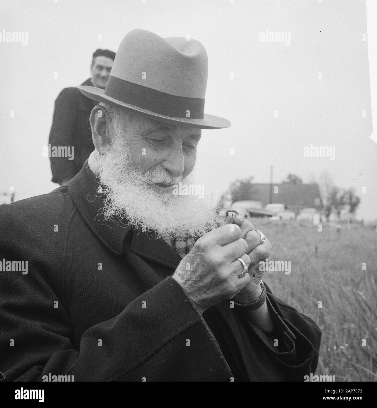 Elderly fish. Grandpa Blankenheim saves worm to Date: 7 June 1961 ...