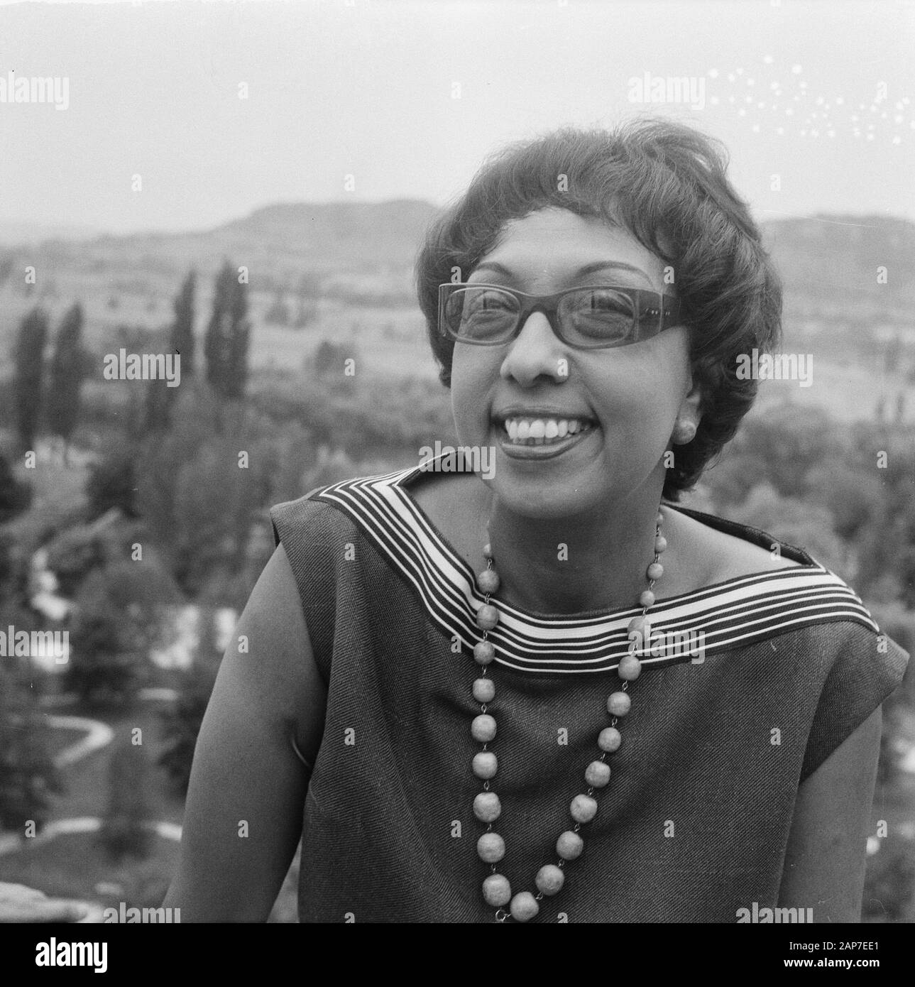Pick-up of Josephine Baker in France. Portrait J.B. Date: 26 June 1961 ...