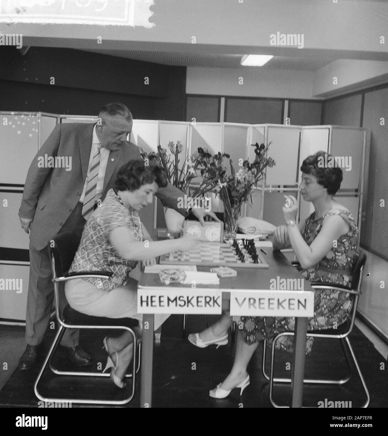 Women's Chess Championship of the Netherlands. Corrie Vreeken-Bouwman ...