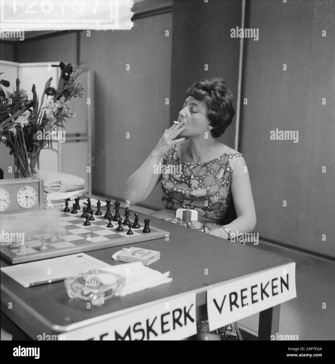 Women's Chess Championship of the Netherlands. Corrie Vreeken-Bouwman ...