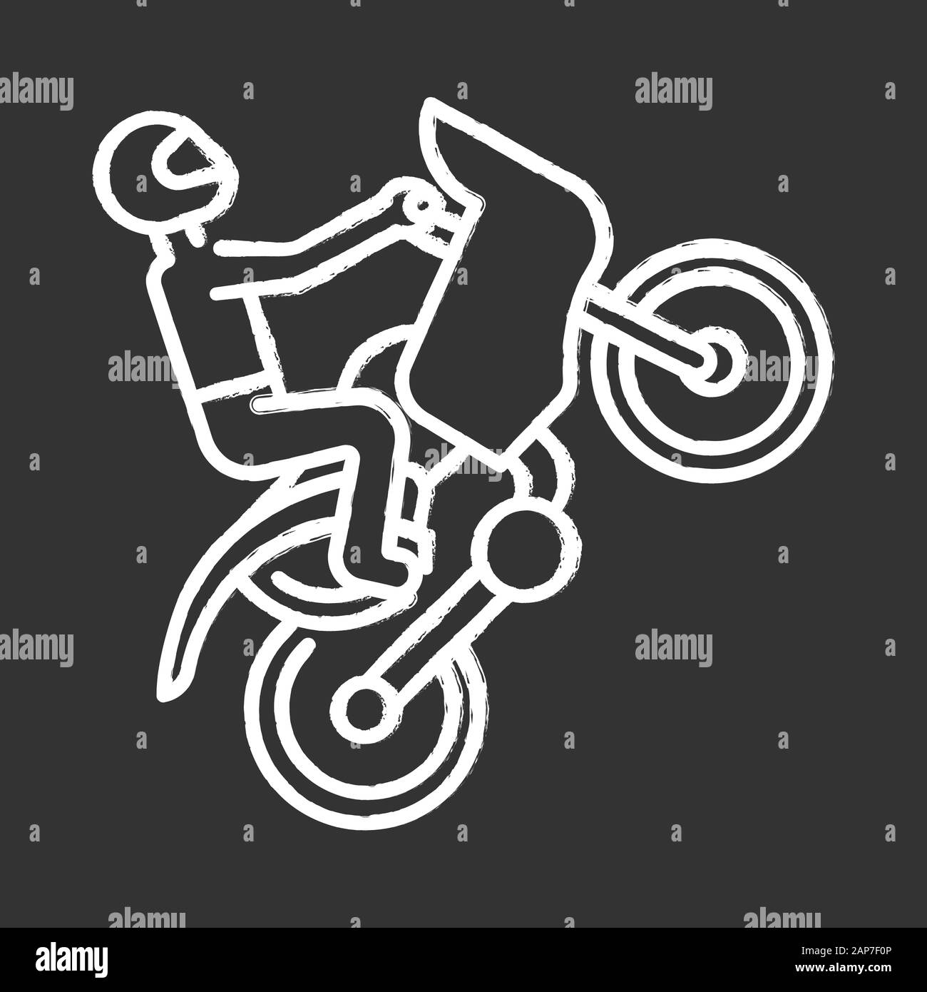 Motorbike stunt rider Black and White Stock Photos & Images - Alamy