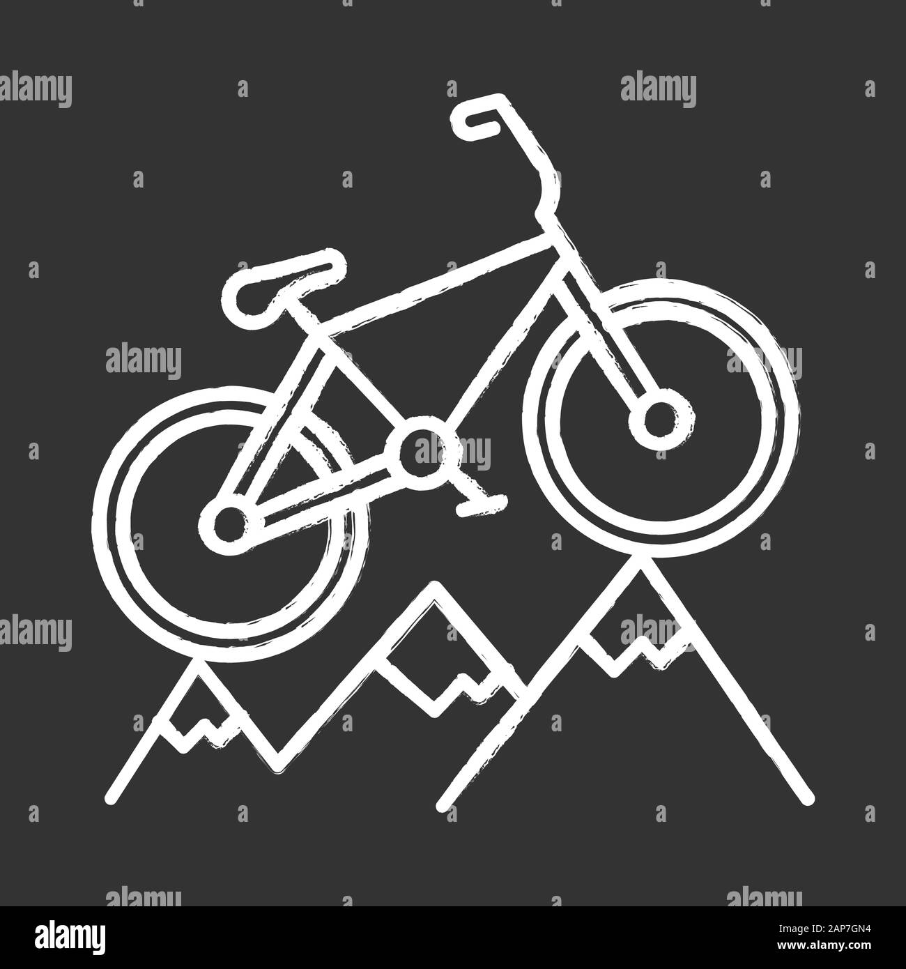 Over mountain trail Stock Vector Images - Alamy