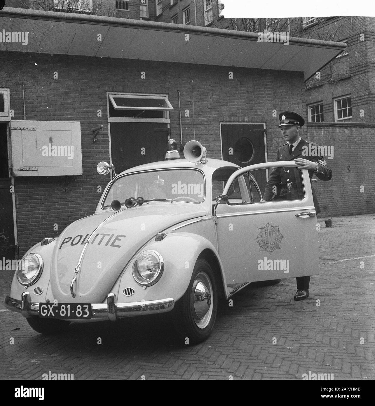 Dutch police car Black and White Stock Photos & Images - Alamy