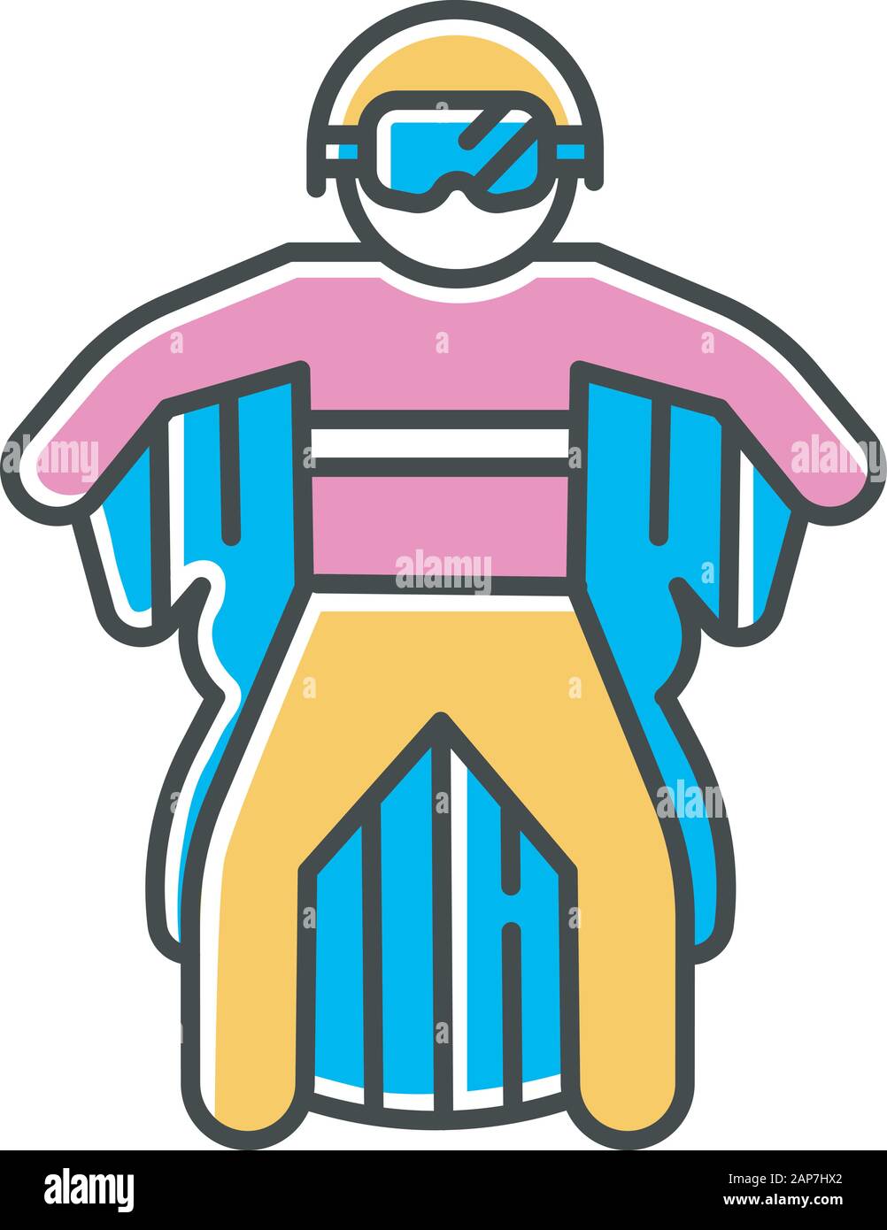 Wingsuit vector vectors hi-res stock photography and images - Alamy