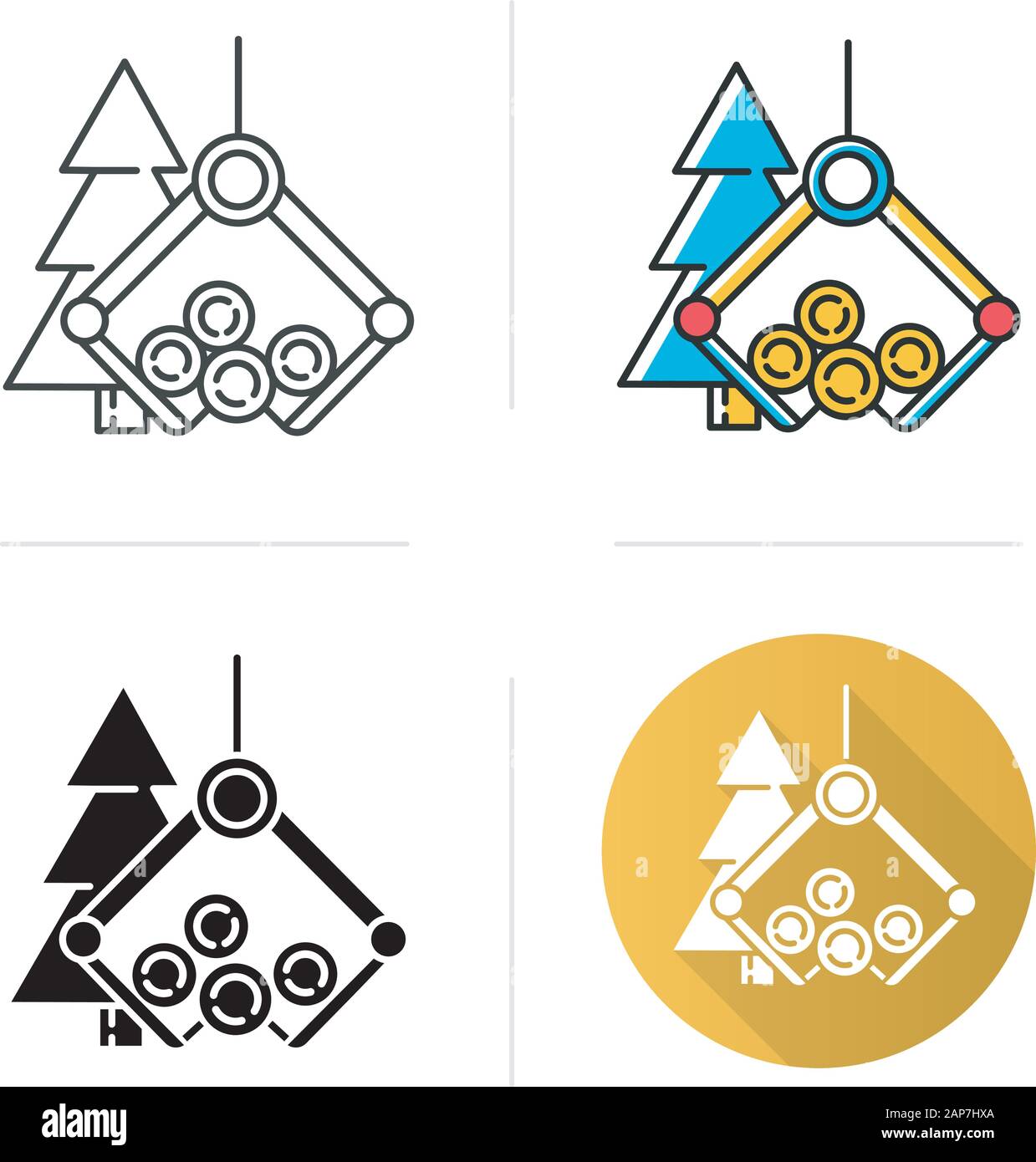 Timber industry icon. Logging sector. Wood production. Forestry ...