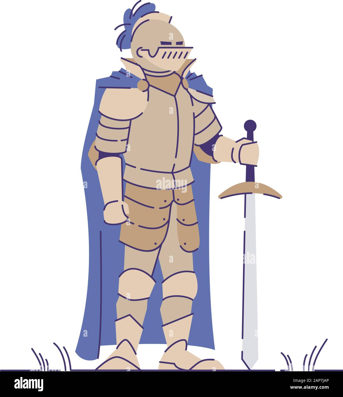 Medieval Cartoon Drawing