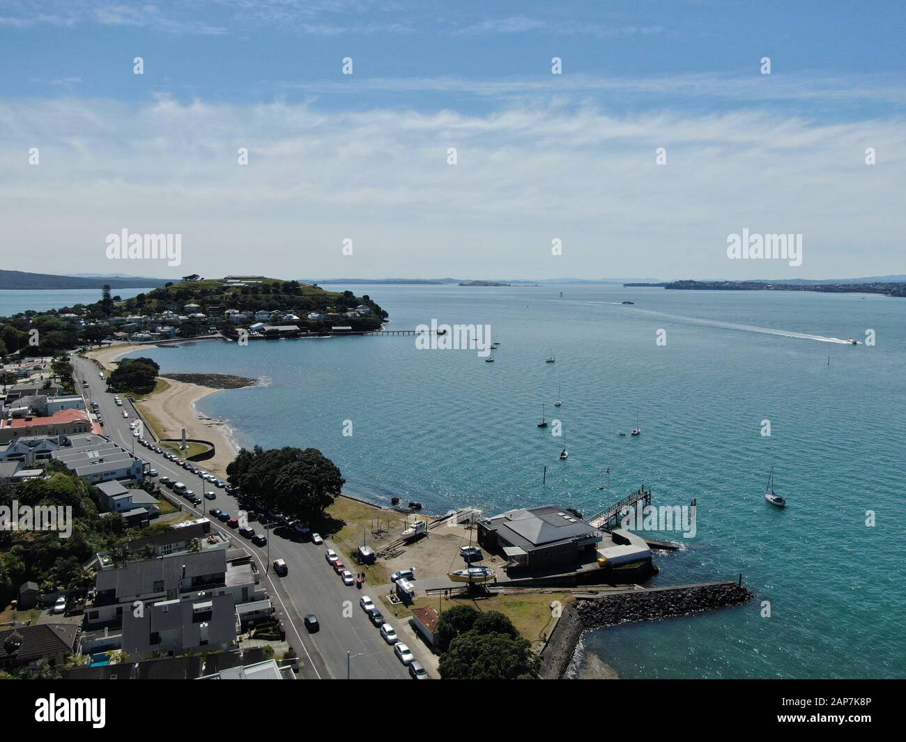 Devonport, Auckland / New Zealand - December 30, 2019: The Victorian ...