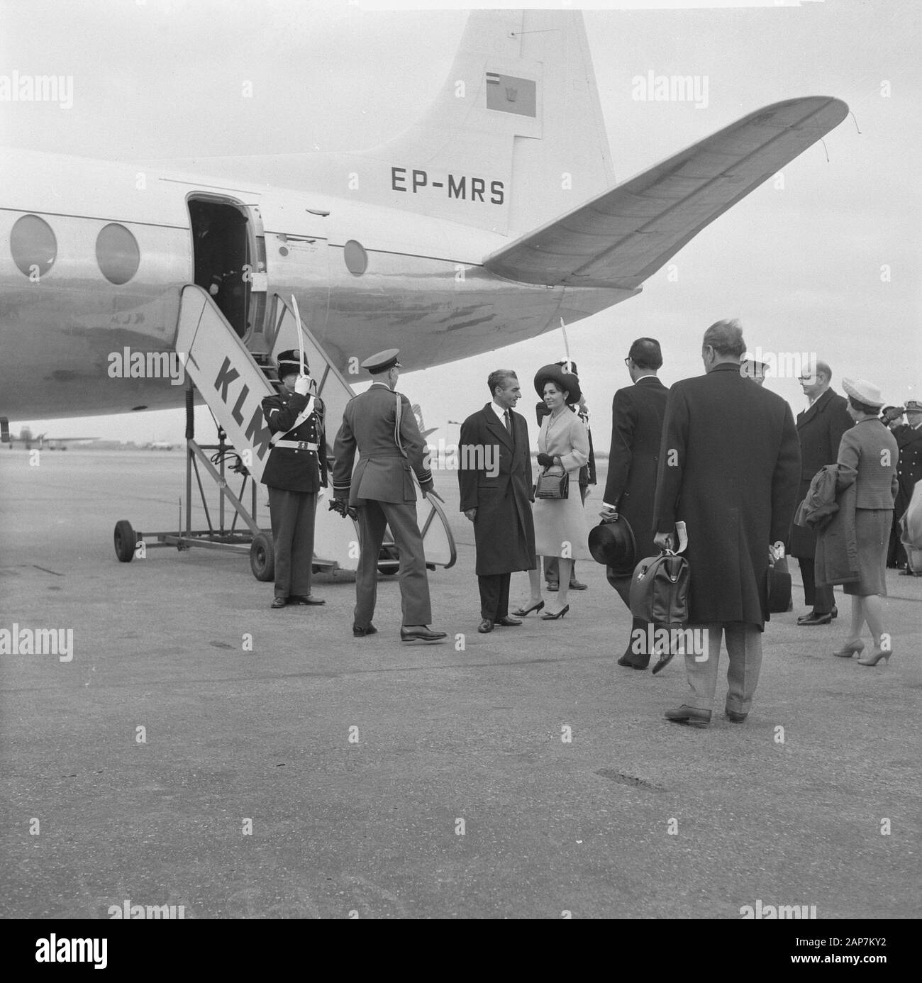 Arrival at Schiphol Boudewijn and Fabiola t.g.v. Silver Wedding Party ...