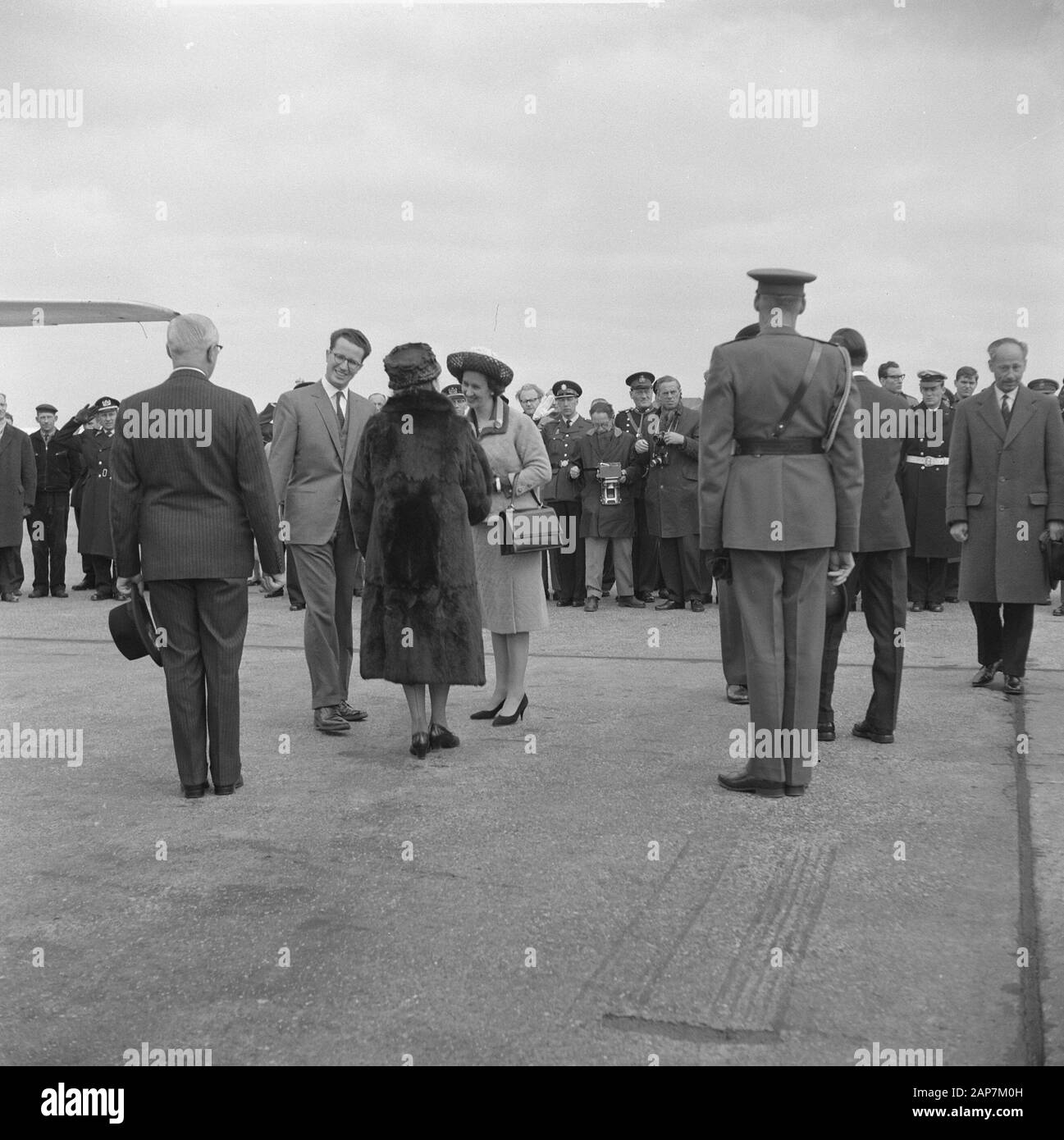 Arrival at Schiphol Boudewijn and Fabiola t.g.v. Silver Wedding Party ...
