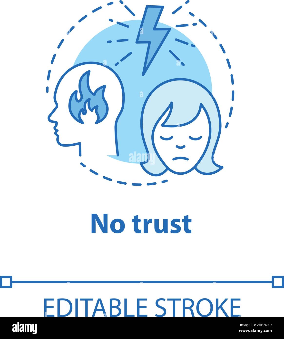 No Trust Clipart