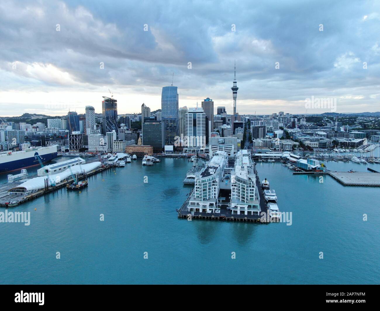 Viaduct Harbour, Auckland / New Zealand - December 29, 2019: The ...