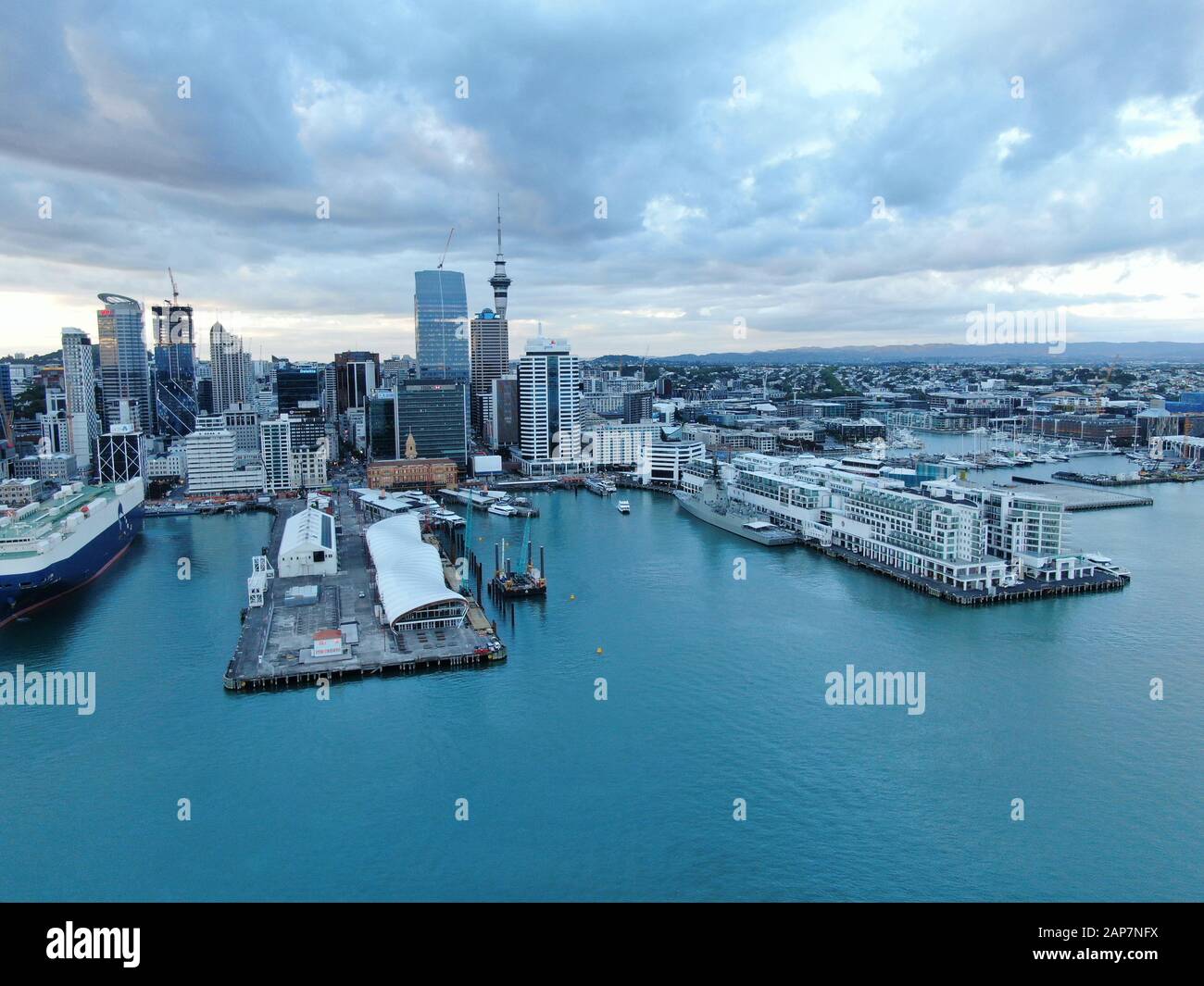 Viaduct Harbour, Auckland / New Zealand - December 29, 2019: The ...