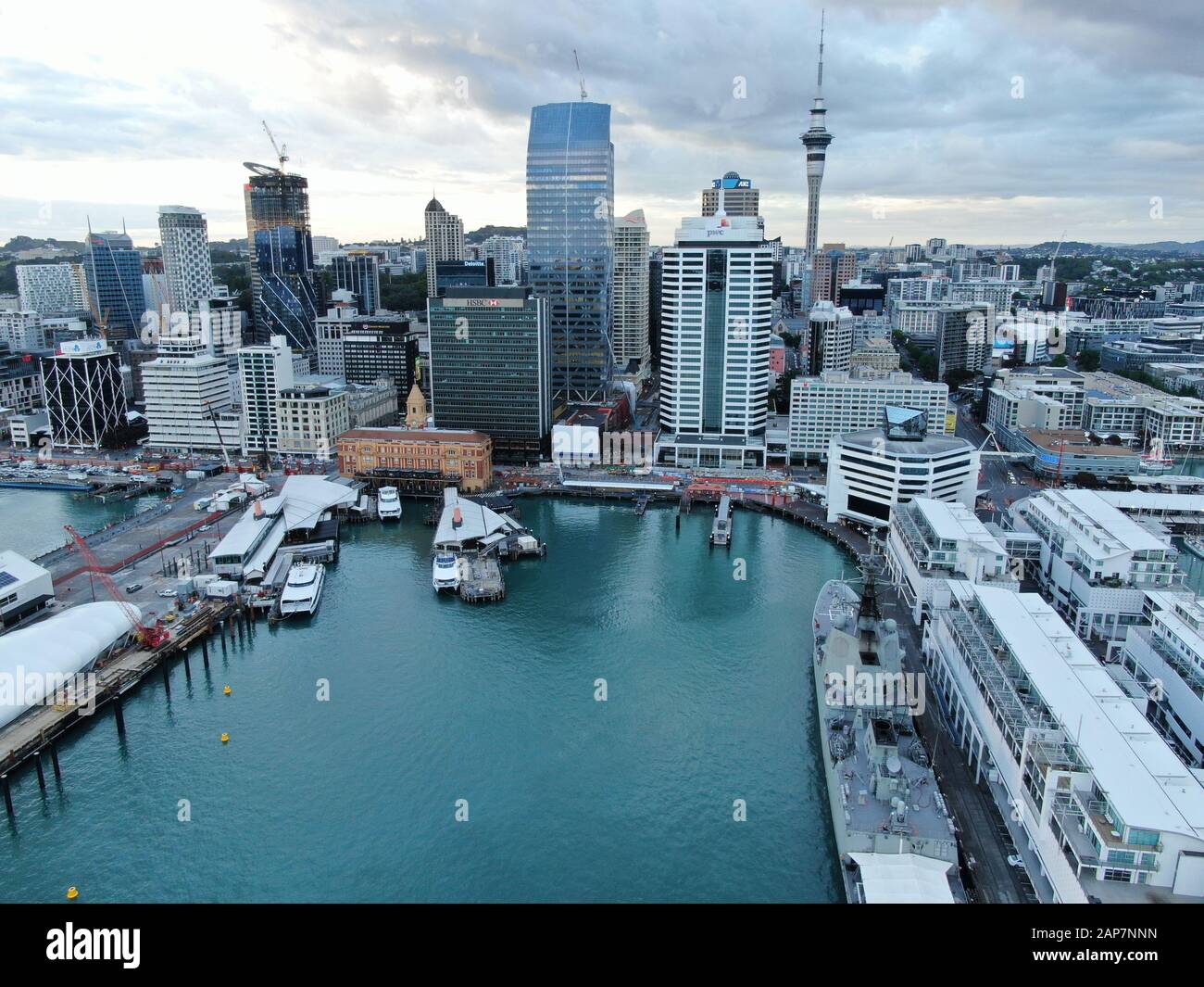 Viaduct Harbour, Auckland / New Zealand - December 29, 2019: The ...