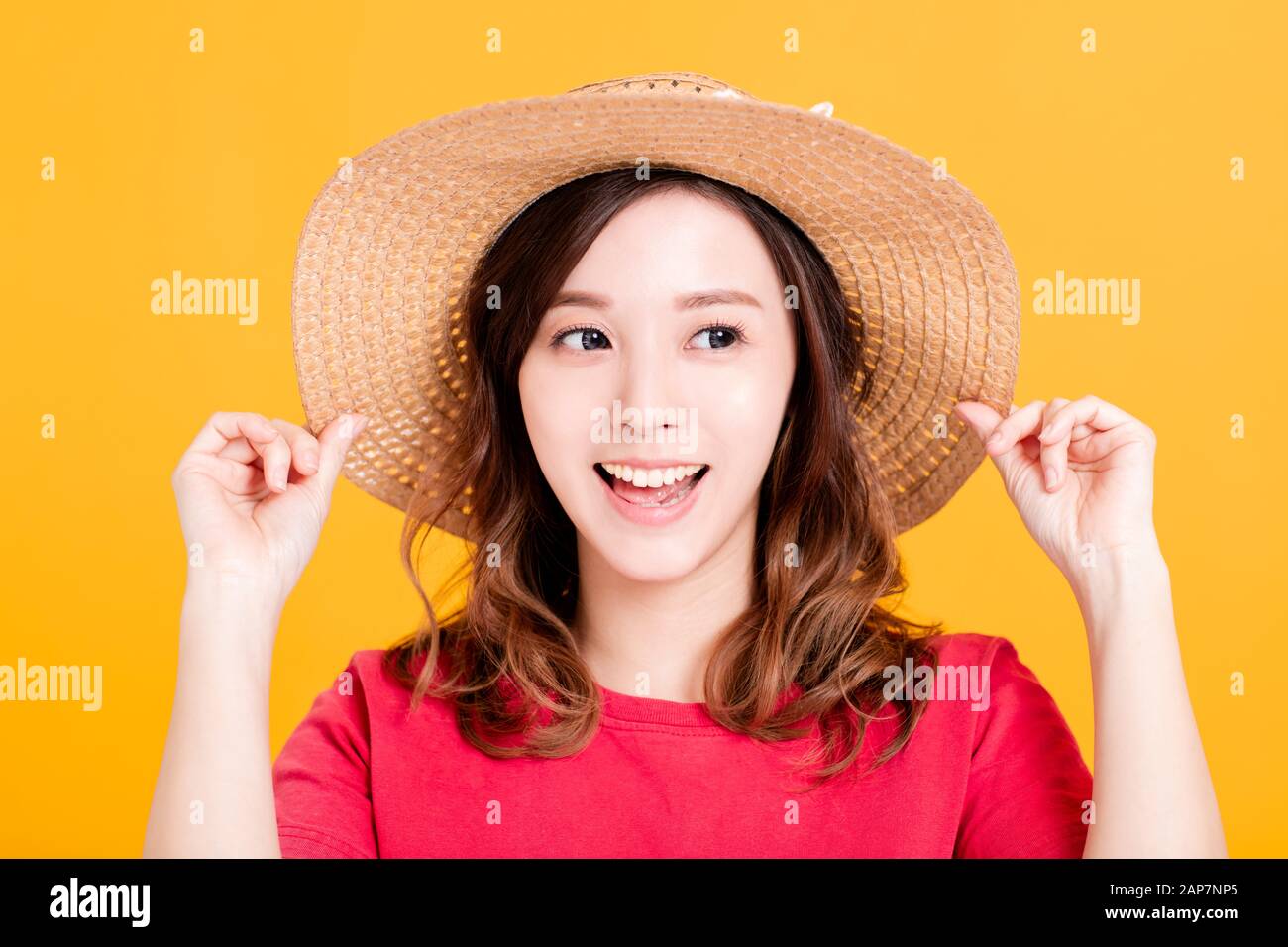 Asian woman face expression hi-res stock photography and images - Alamy