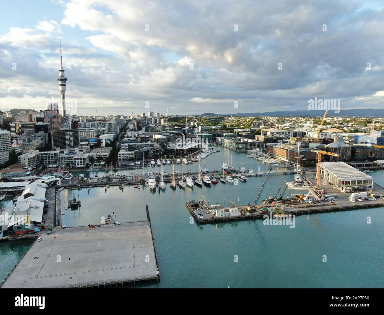 Viaduct Harbour, Auckland / New Zealand - December 29, 2019: The ...
