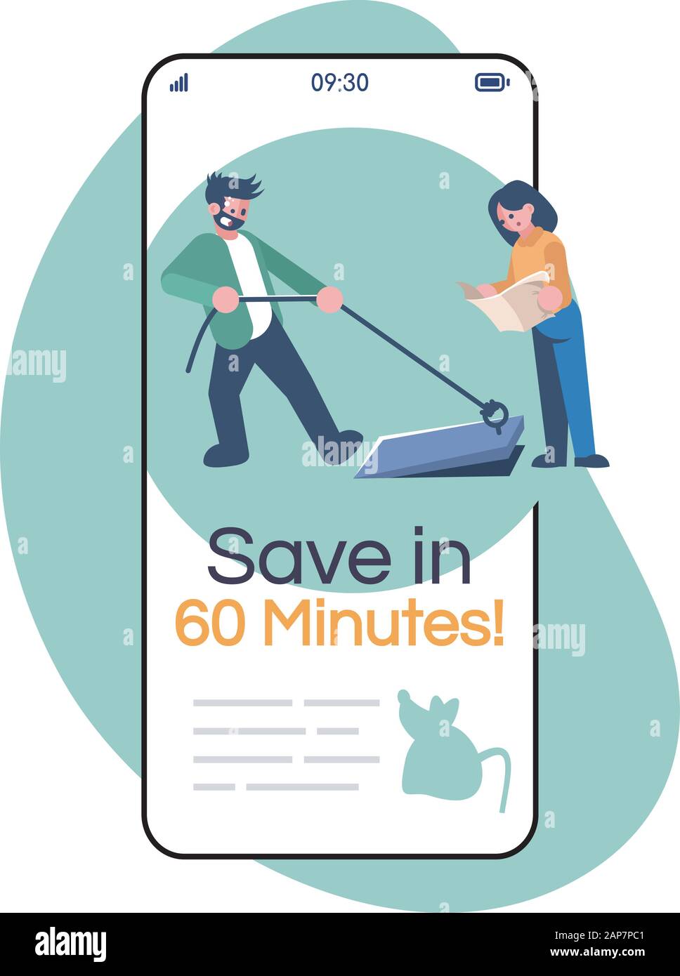 60 minutes Stock Vector Images - Alamy