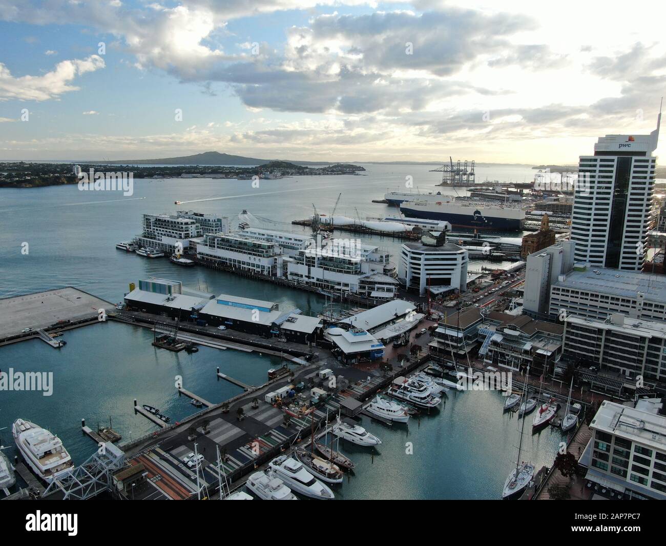 Viaduct Harbour, Auckland / New Zealand - December 29, 2019: The ...