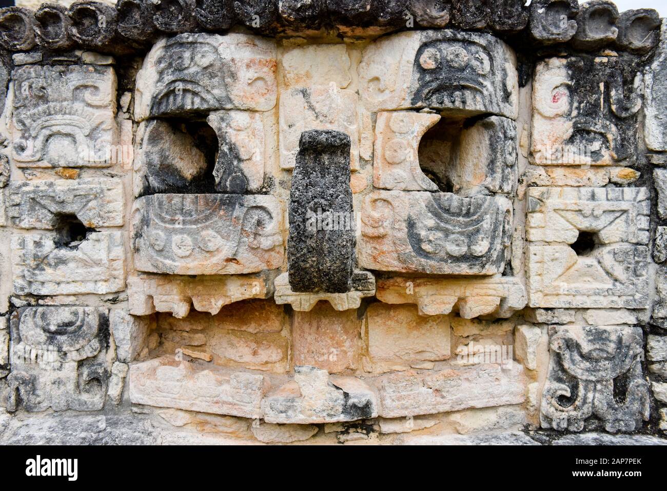 Mayapan, Mayan archaeological site, Yucatan. Mexico Stock Photo - Alamy
