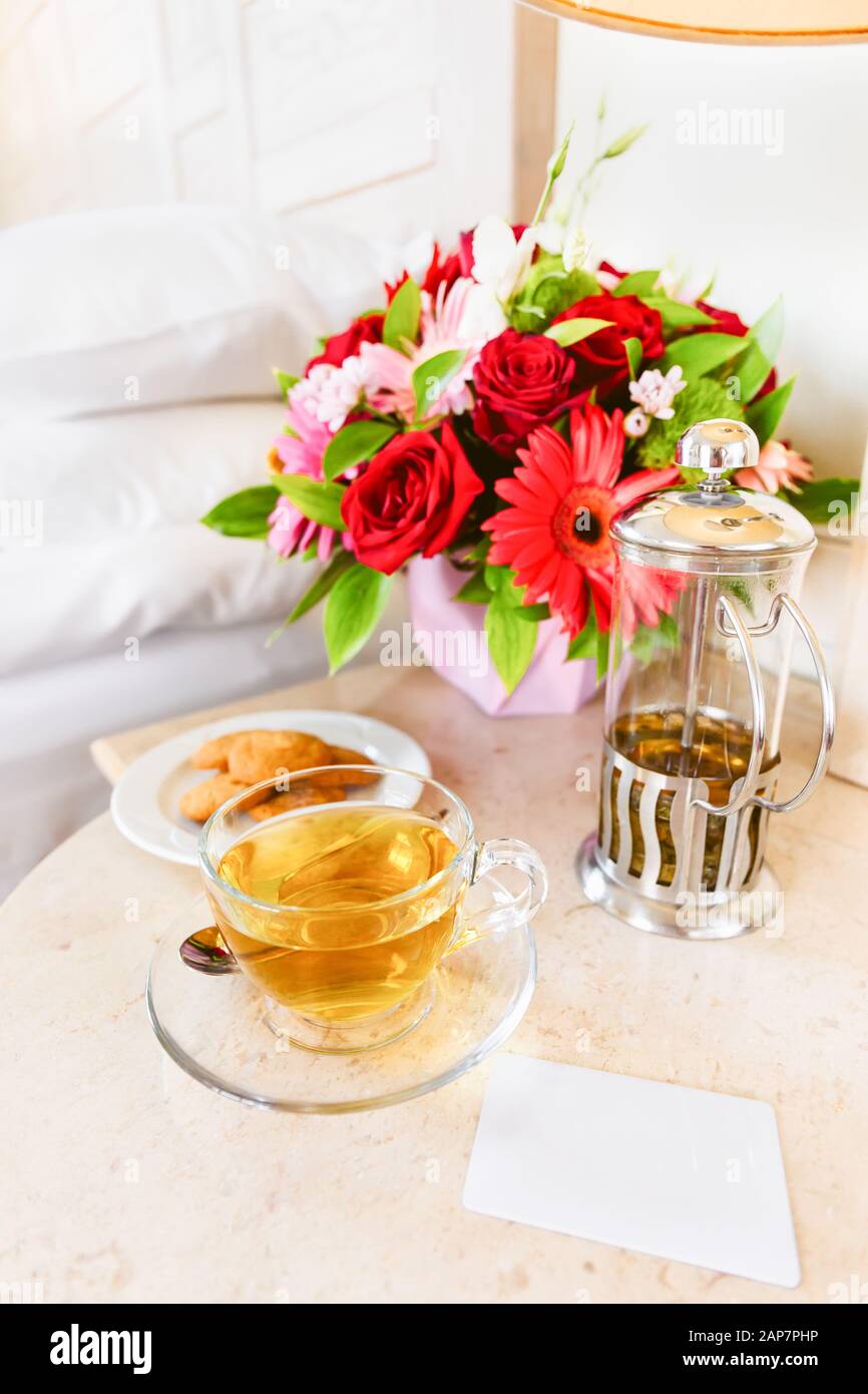 Room key card in the upscale hotel room hi-res stock photography and ...