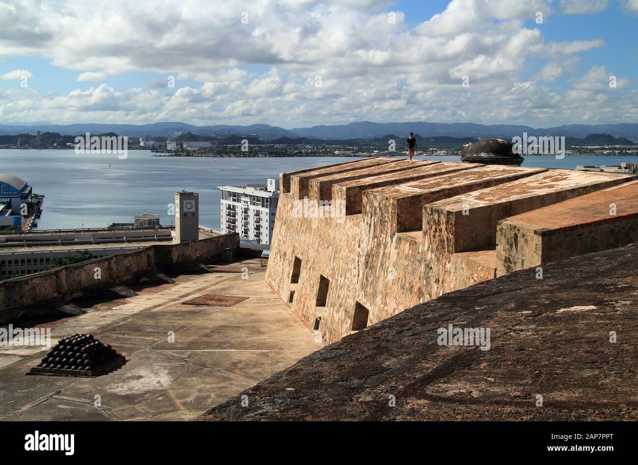 Castillo San Cristobal is one of two massive fortifications built by ...