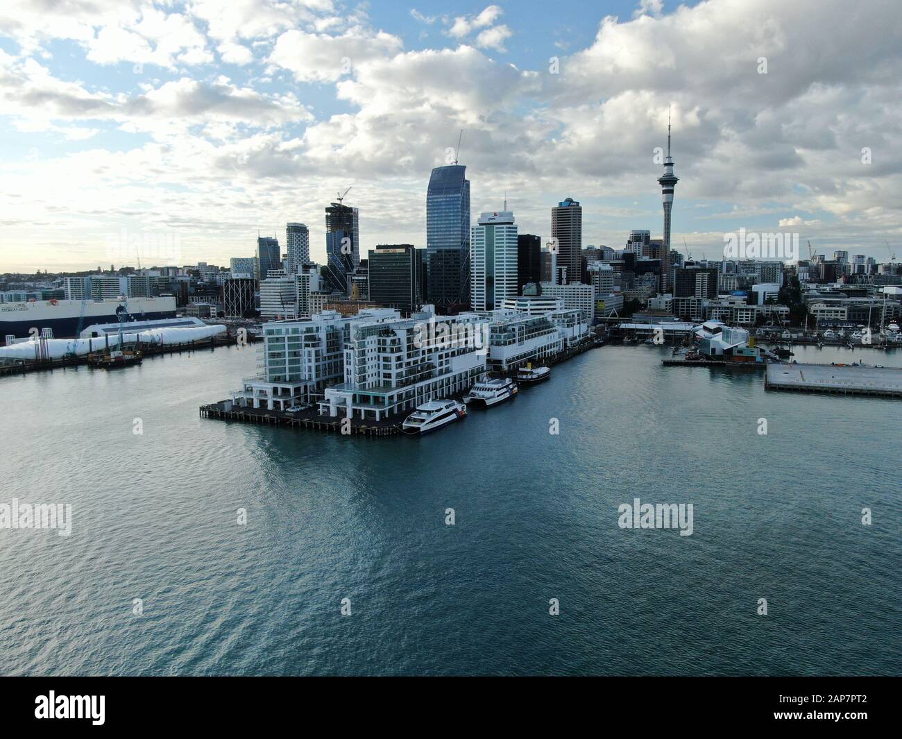 Viaduct Harbour, Auckland / New Zealand - December 29, 2019: The ...